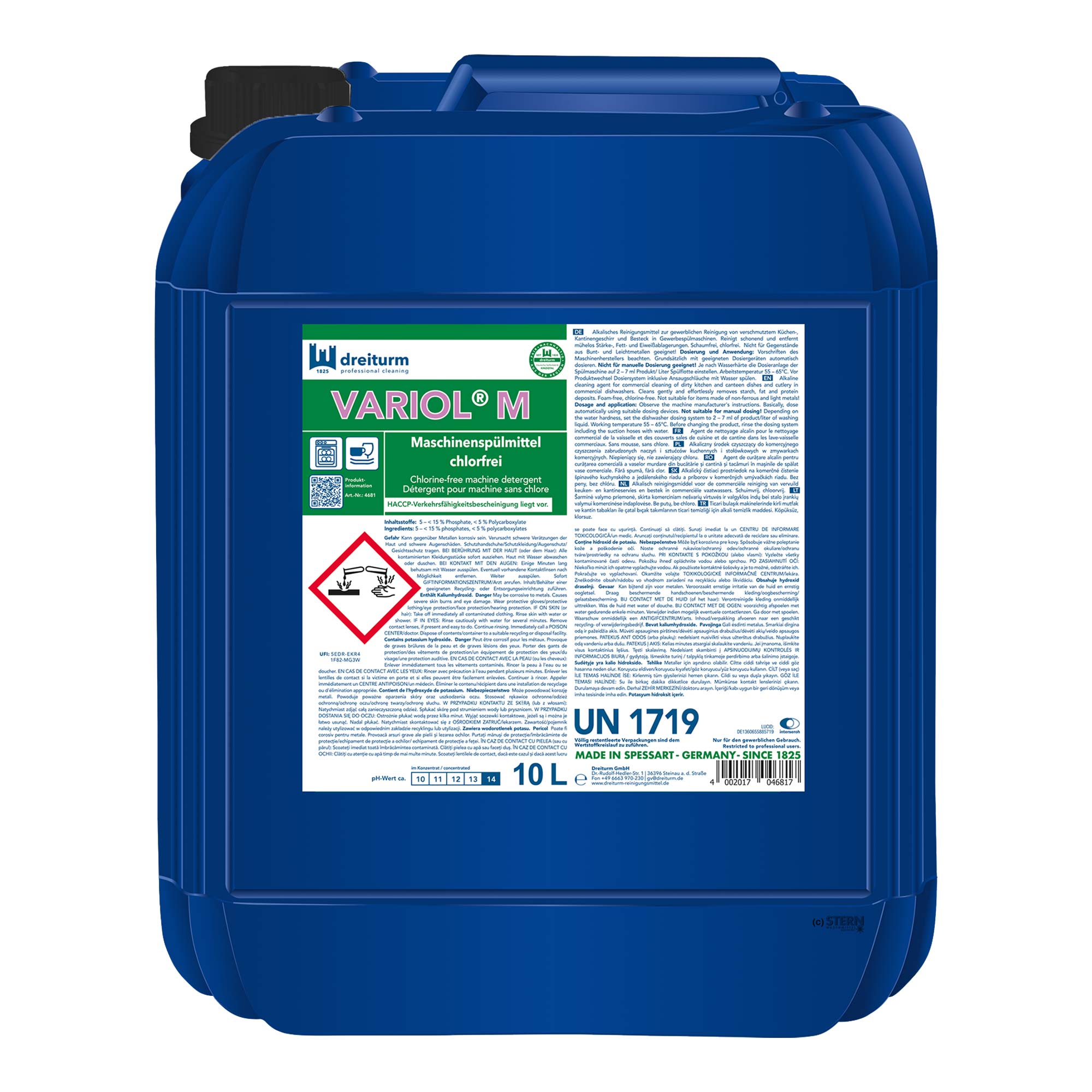 Dreiturm VARIOL M Maschinenspülmittel chlorfrei