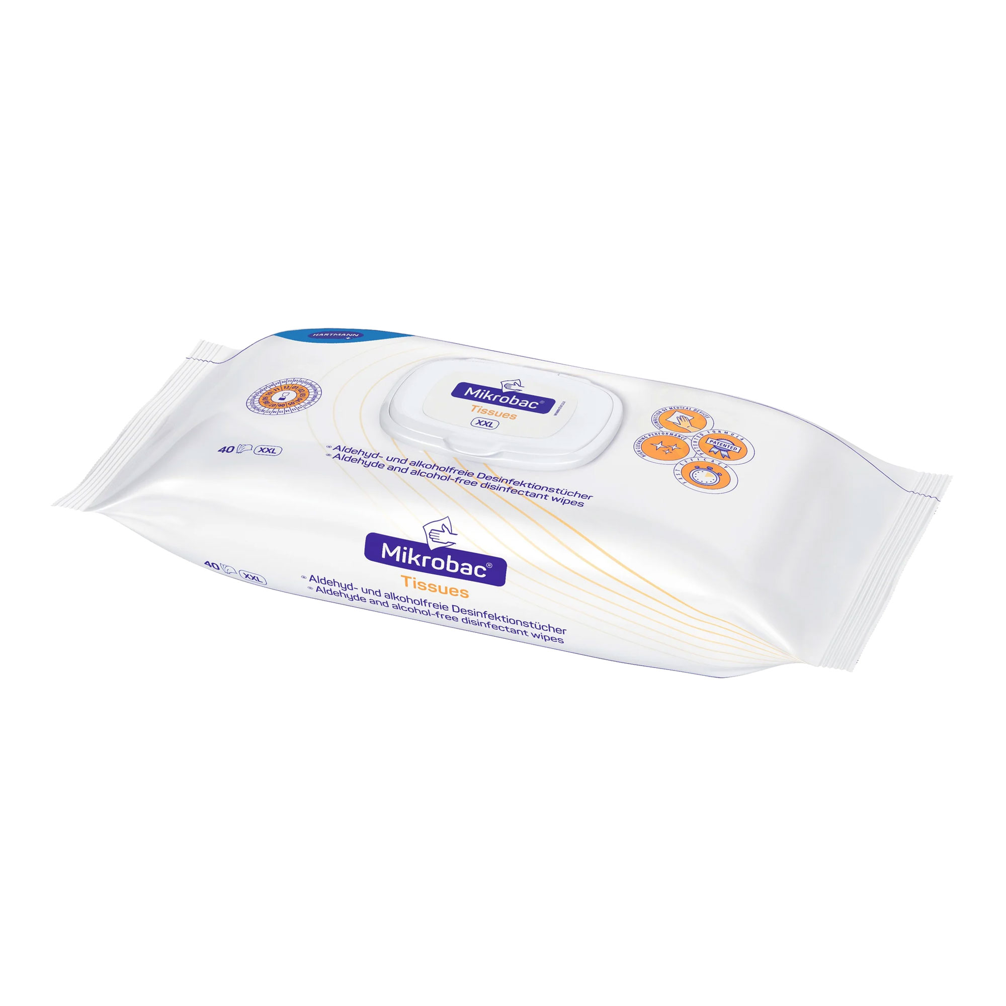Bode Mikrobac Tissues XXL Flow-Pack Desinfektionstücher