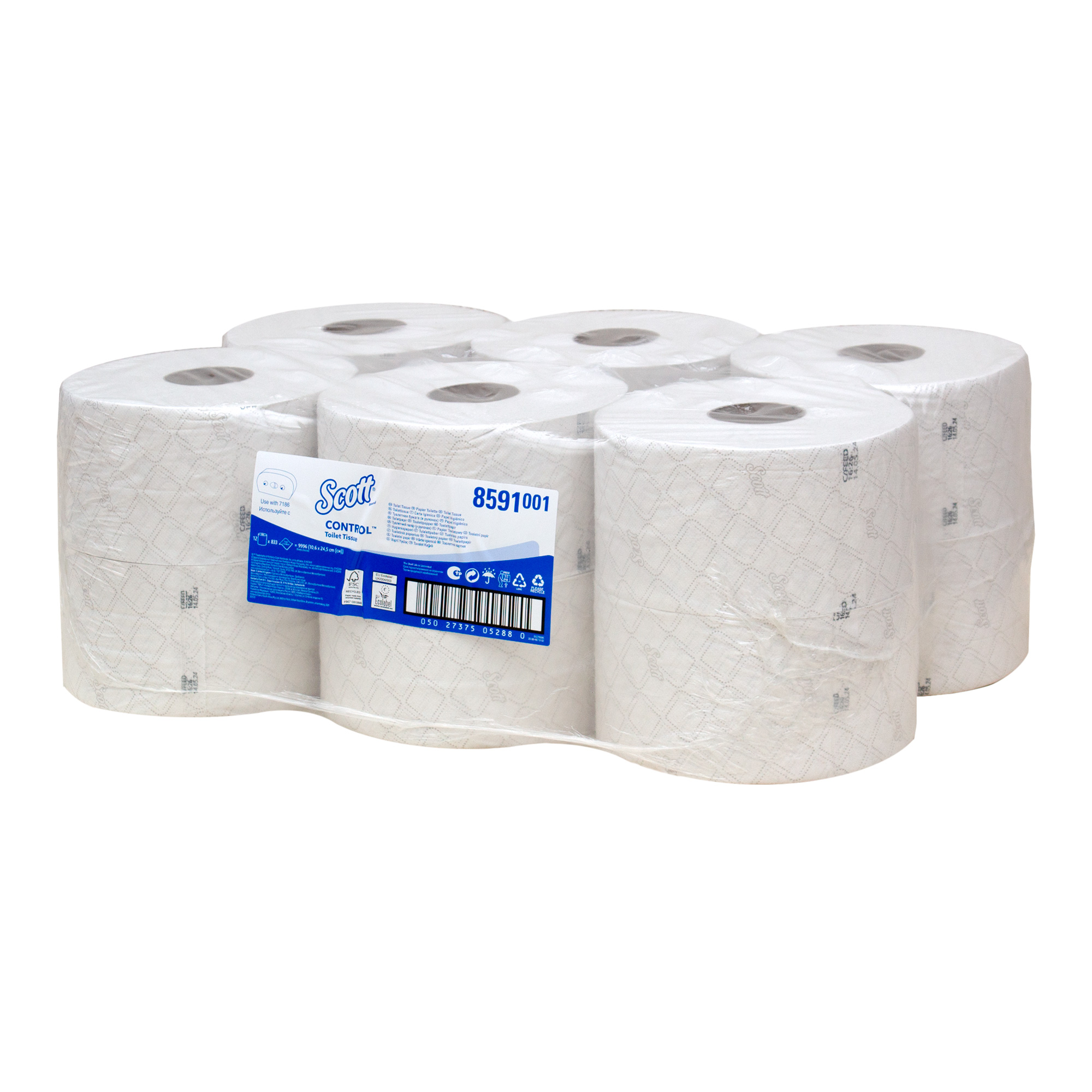 Scott Control 8591 Toilettenpapier mit Zentralentnahme 2-lagig