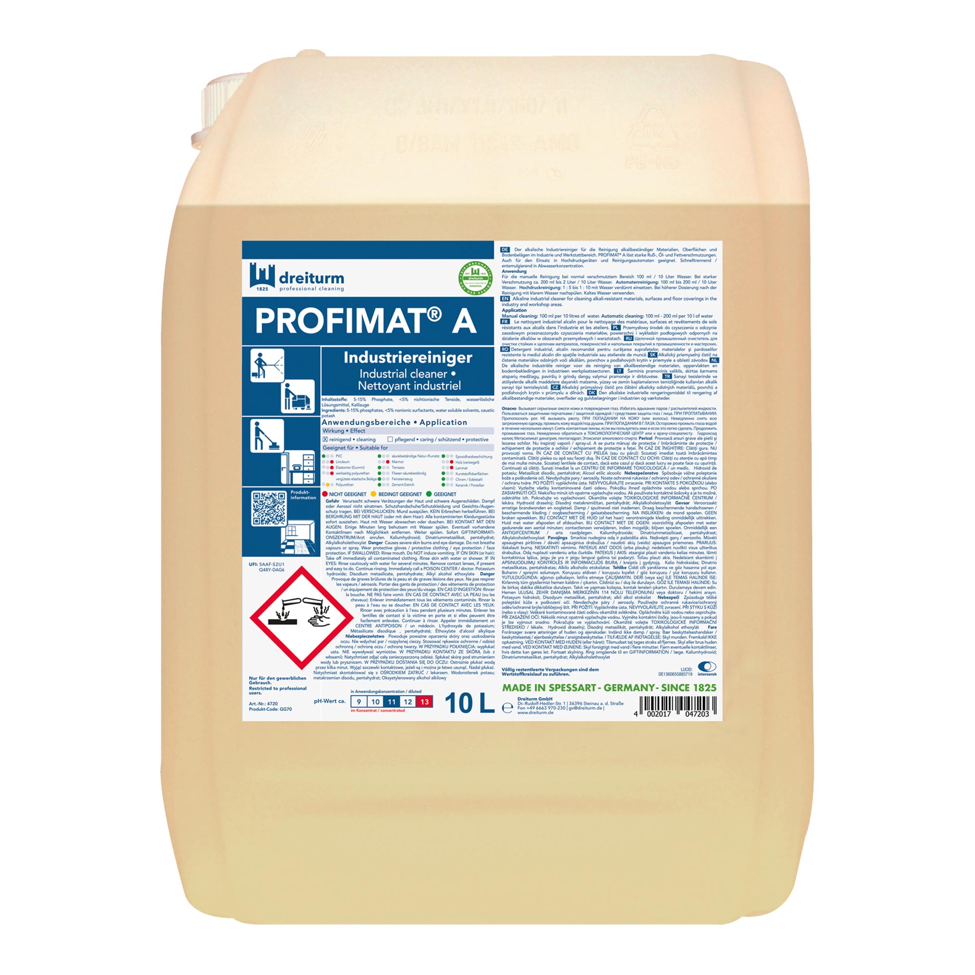 Dreiturm PROFIMAT A Industriereiniger