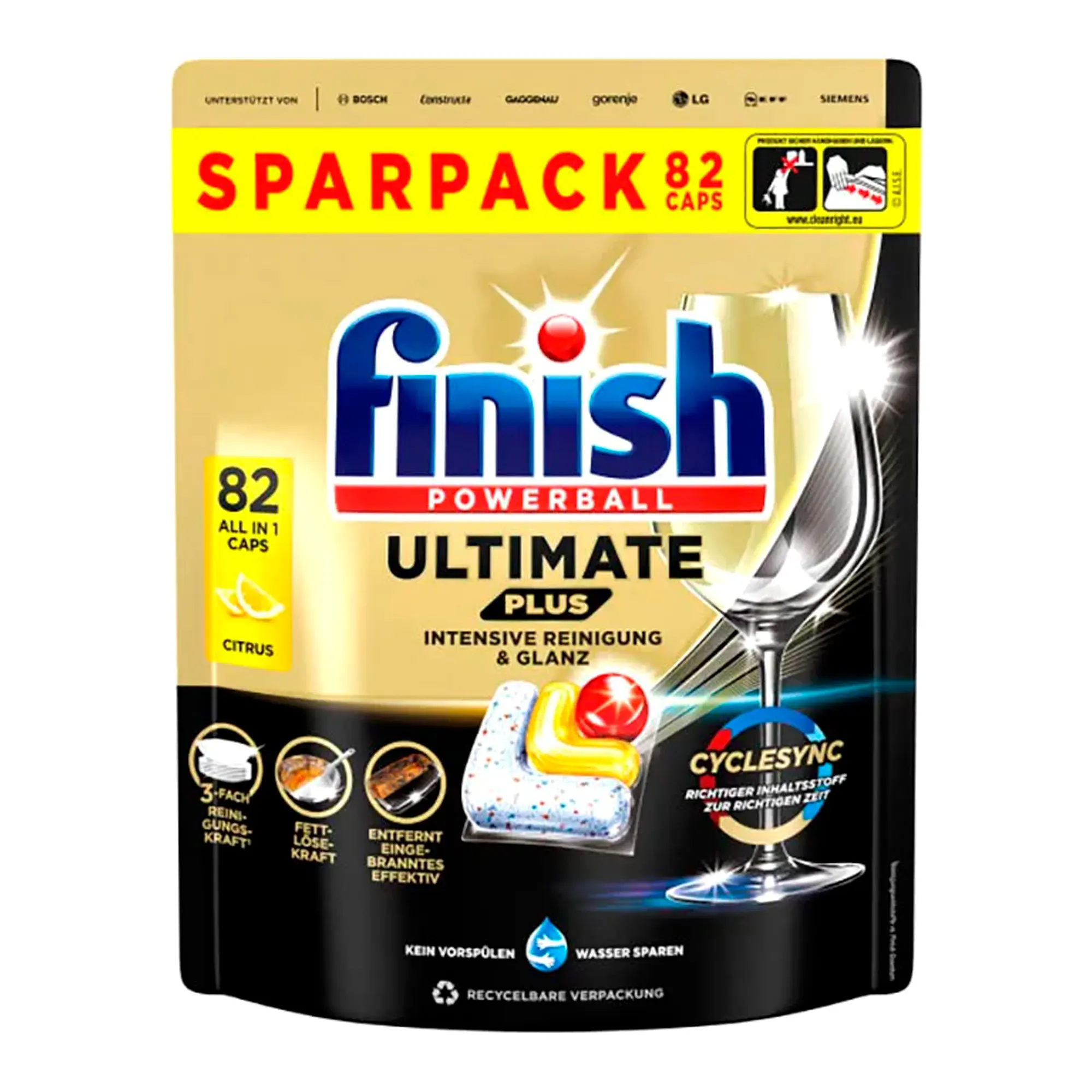 finish Spülmaschinen-Tabs Ultimate Plus fresh / fresh Citrus