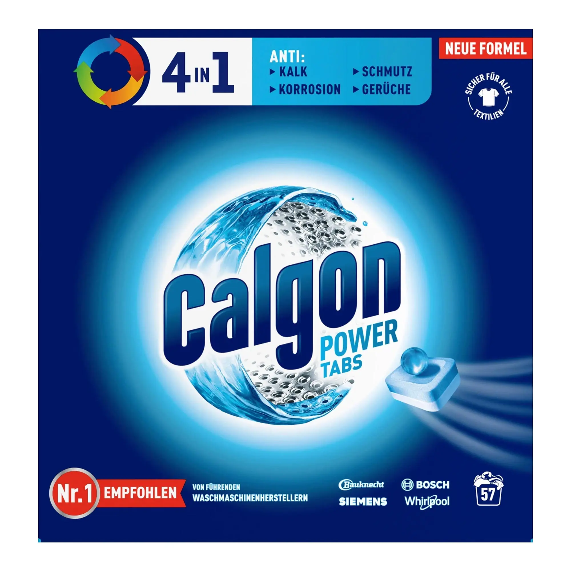 Calgon 4in1 Power Tabs Waschmaschinenreiniger Tabs