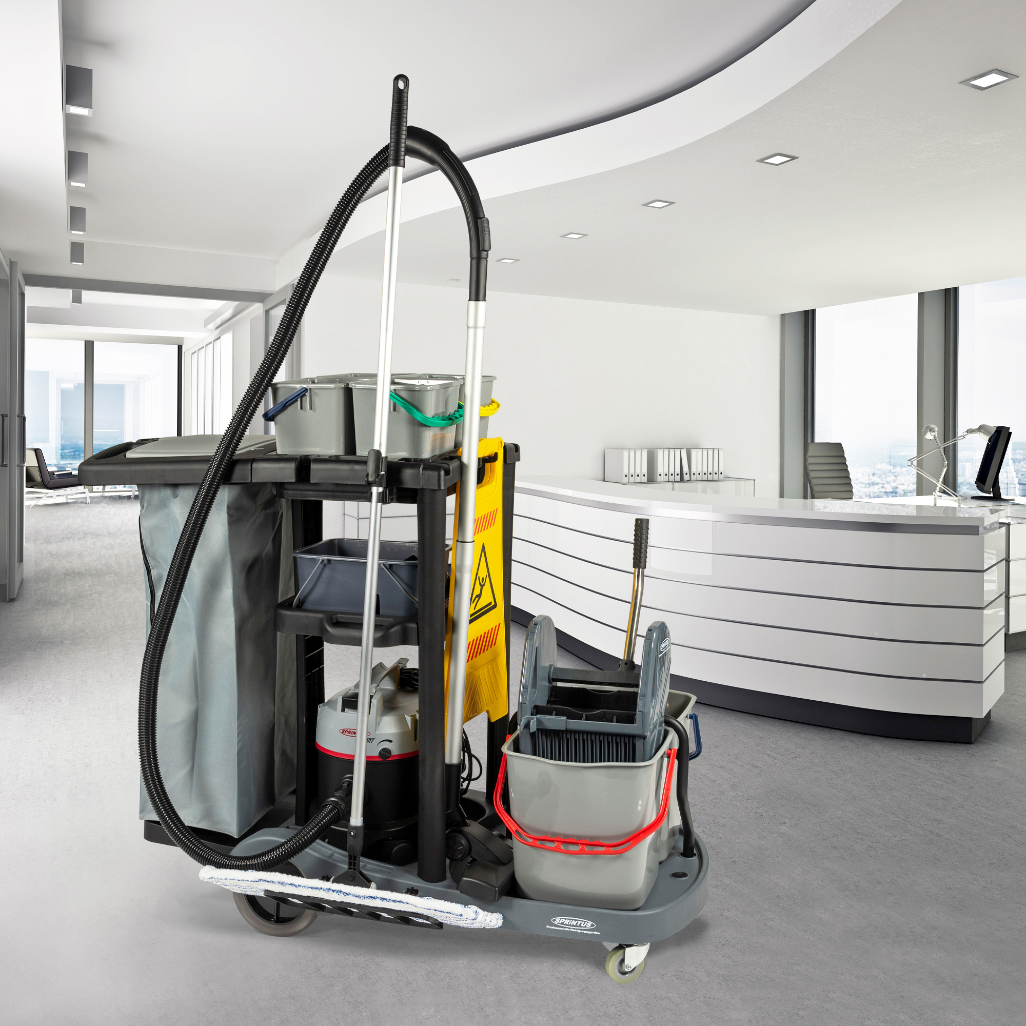 Sprintus Reinigungswagen PuriX Komplettset