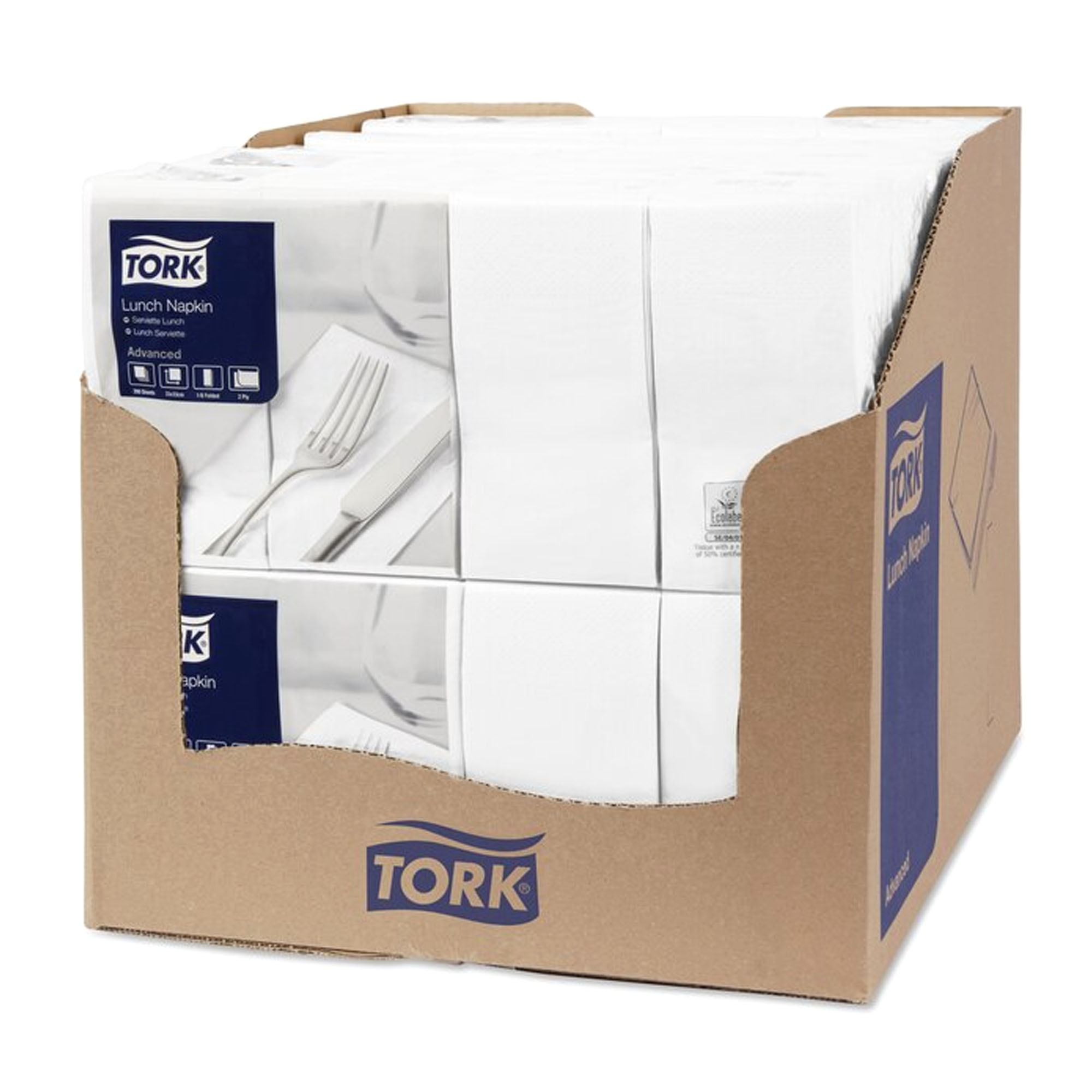 Tork 477402, 477422 Advanced Lunchserviette 1/8-Falz, 2-lagig