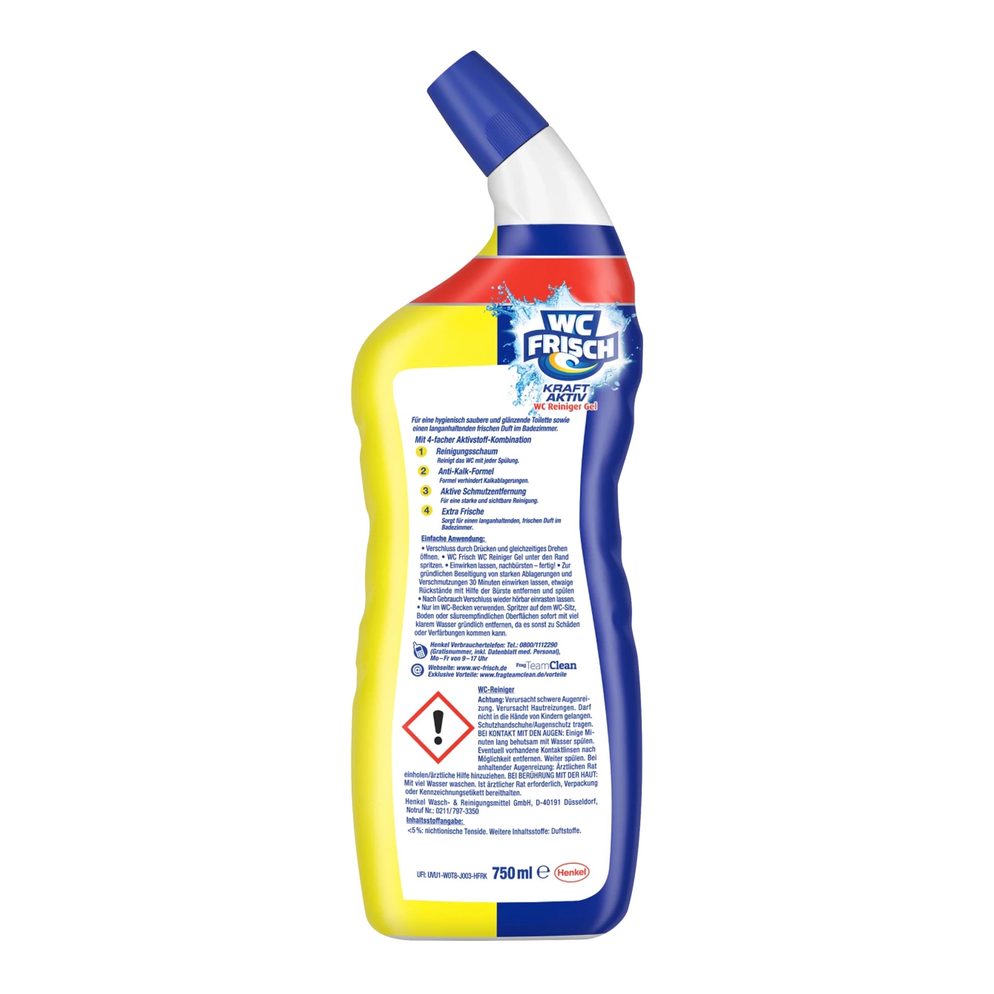 WC Frisch Kraft Aktiv WC-Reiniger Gel Lemon