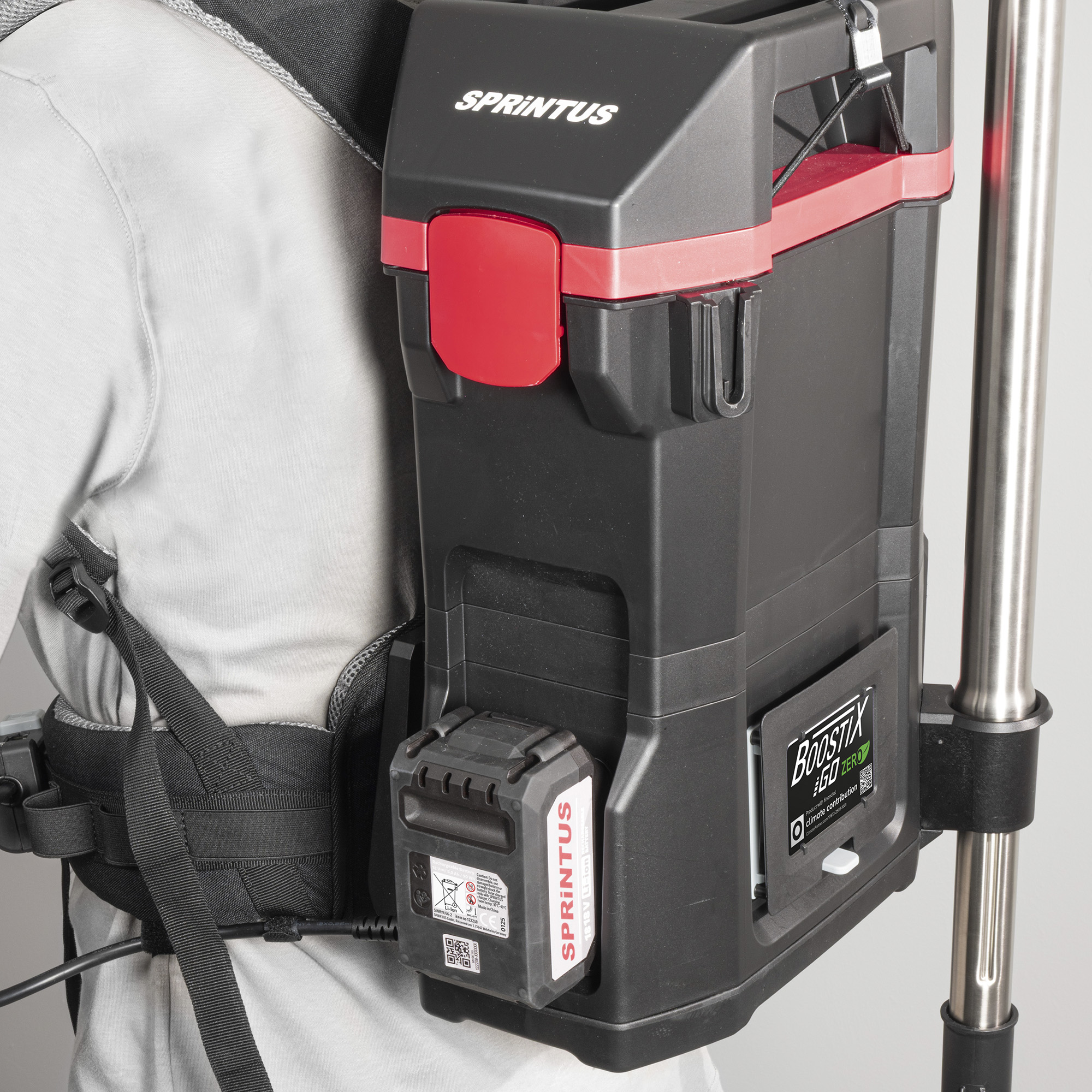 Sprintus BoostiX IGO ZERO Akku-Rucksacksauger