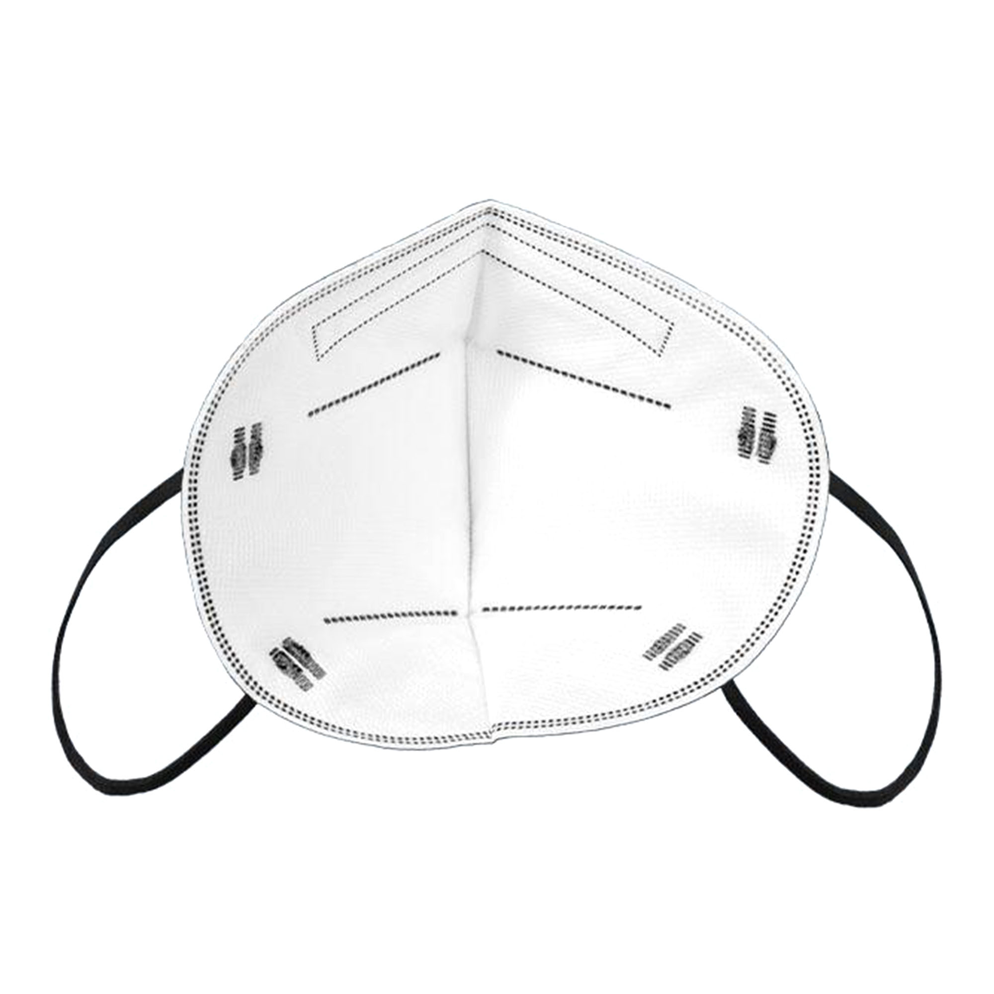 Kingfa FFP2 NR D Atemschutzmaske, CE-Nummer: CE0598, schwarz