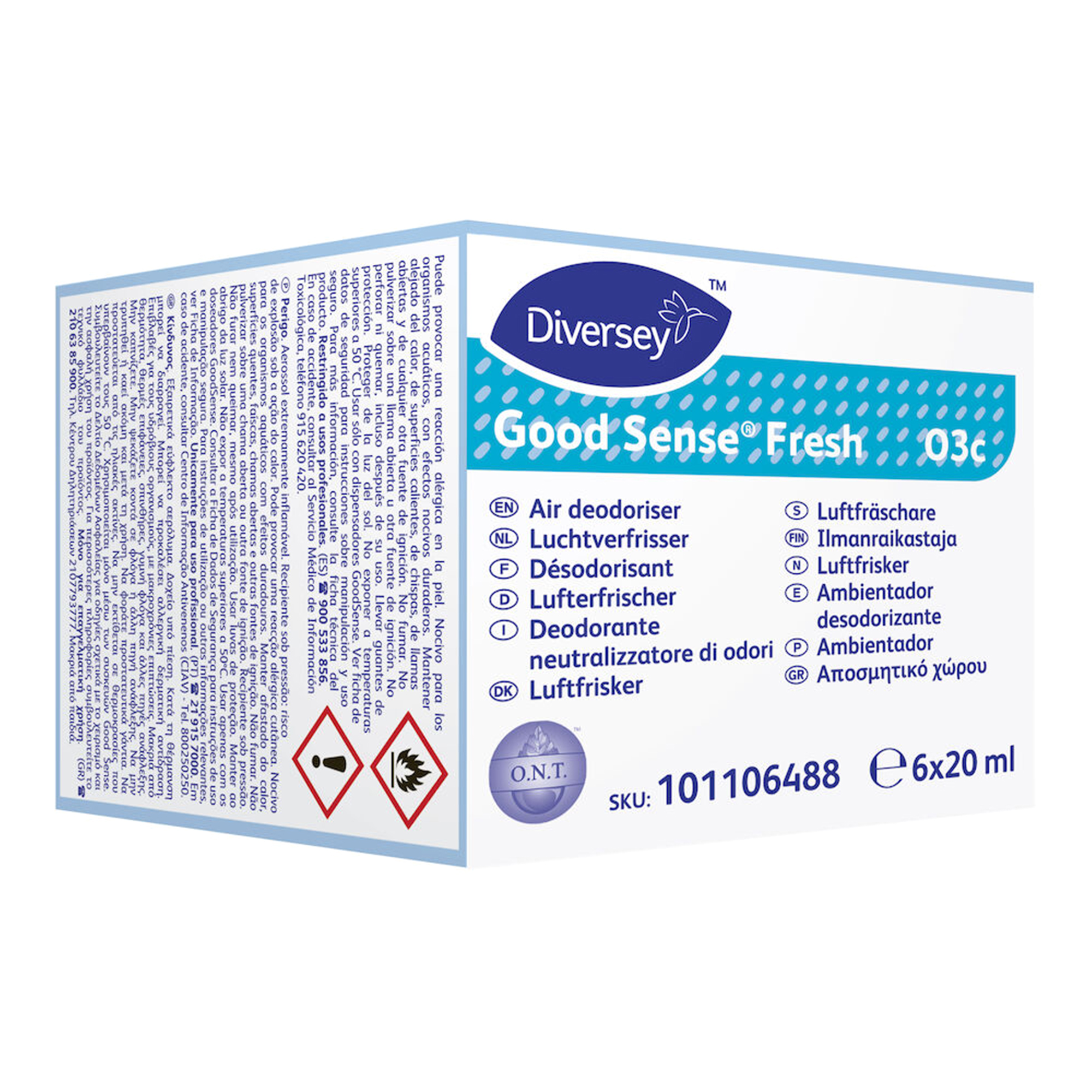 Diversey Good Sense Duftpatrone „Fresh“ O3c 6x2x20ml