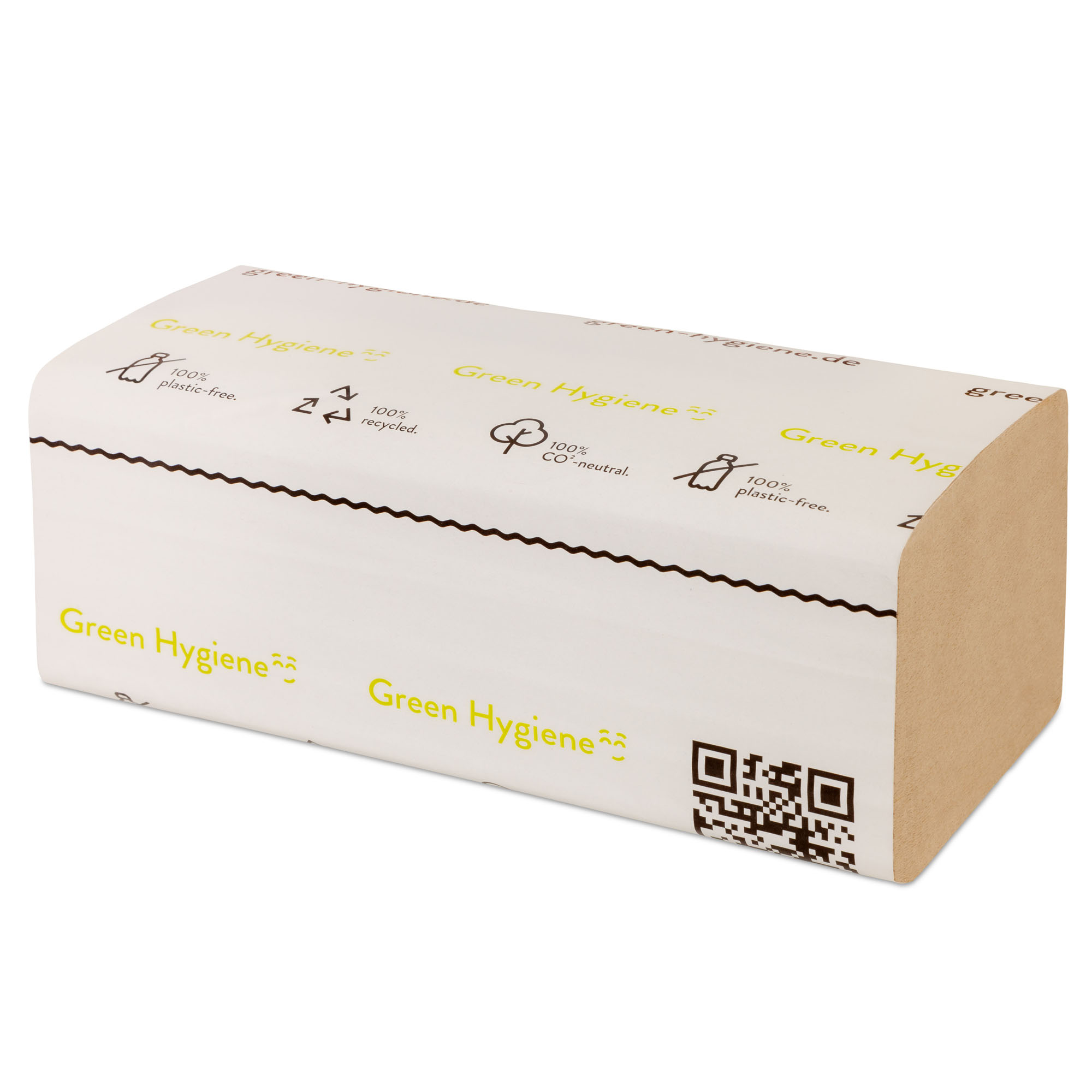 Green Hygiene Falthandtücher V-Falz, 1-lagig FALK