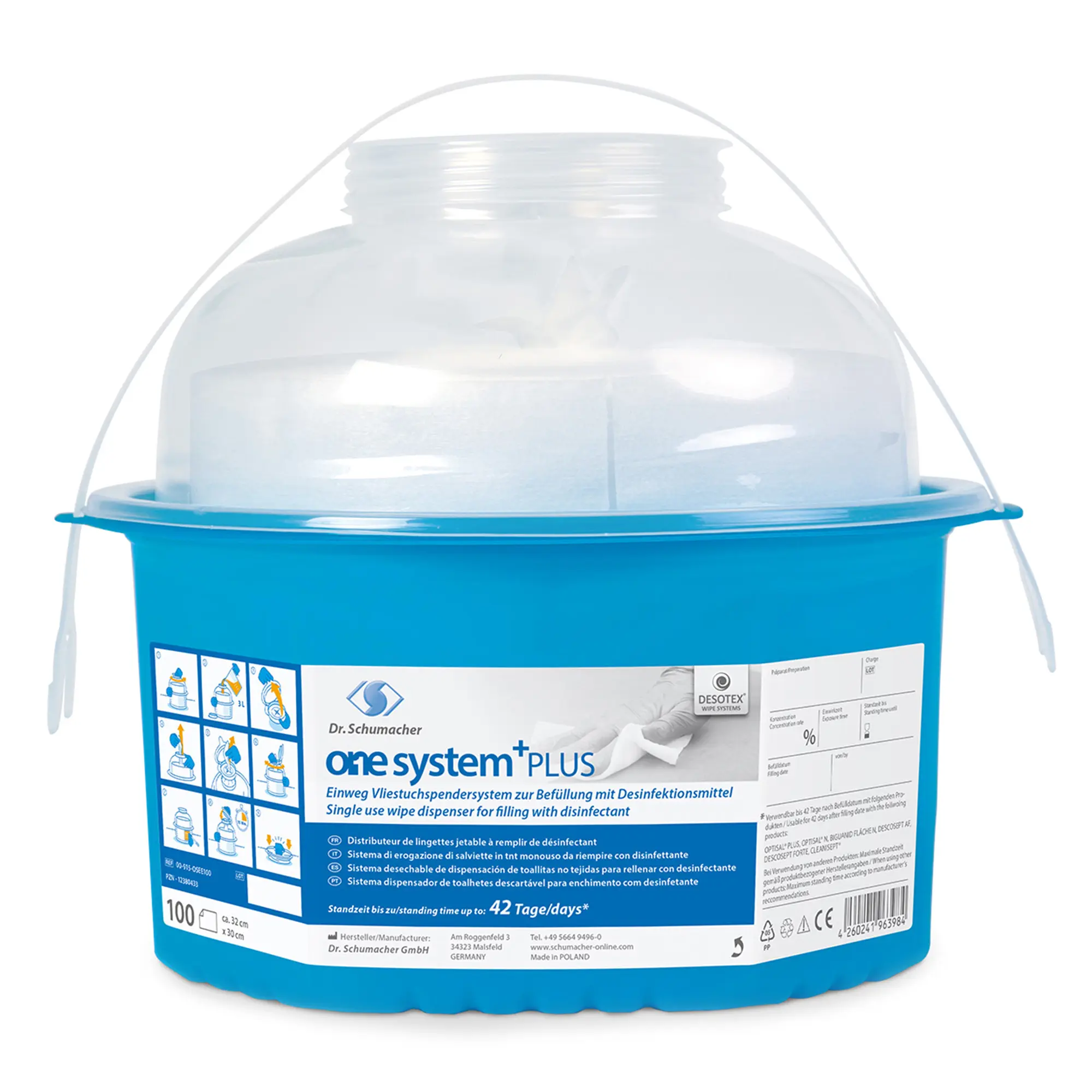 Dr. Schumacher One System Plus Einweg-Vliestuchspendersystem