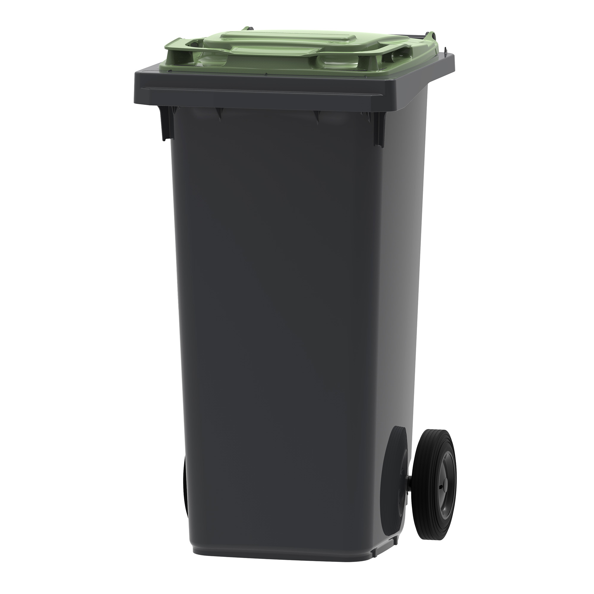 Vepa Bins Mini Container 120 Liter mit Klappdeckel zweifarbig