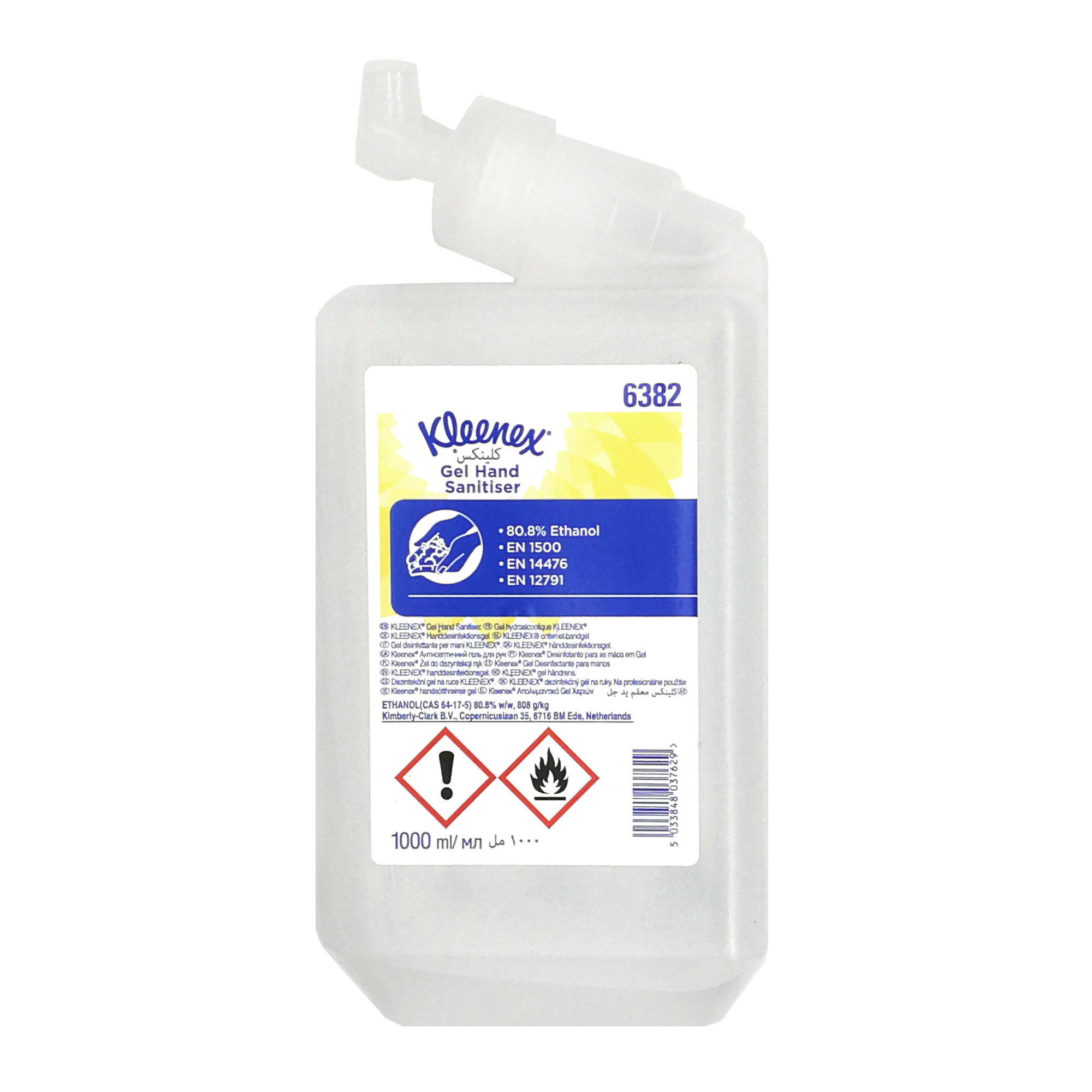 Kleenex 6382, 6383 Handdesinfektionsgel auf Alkoholbasis