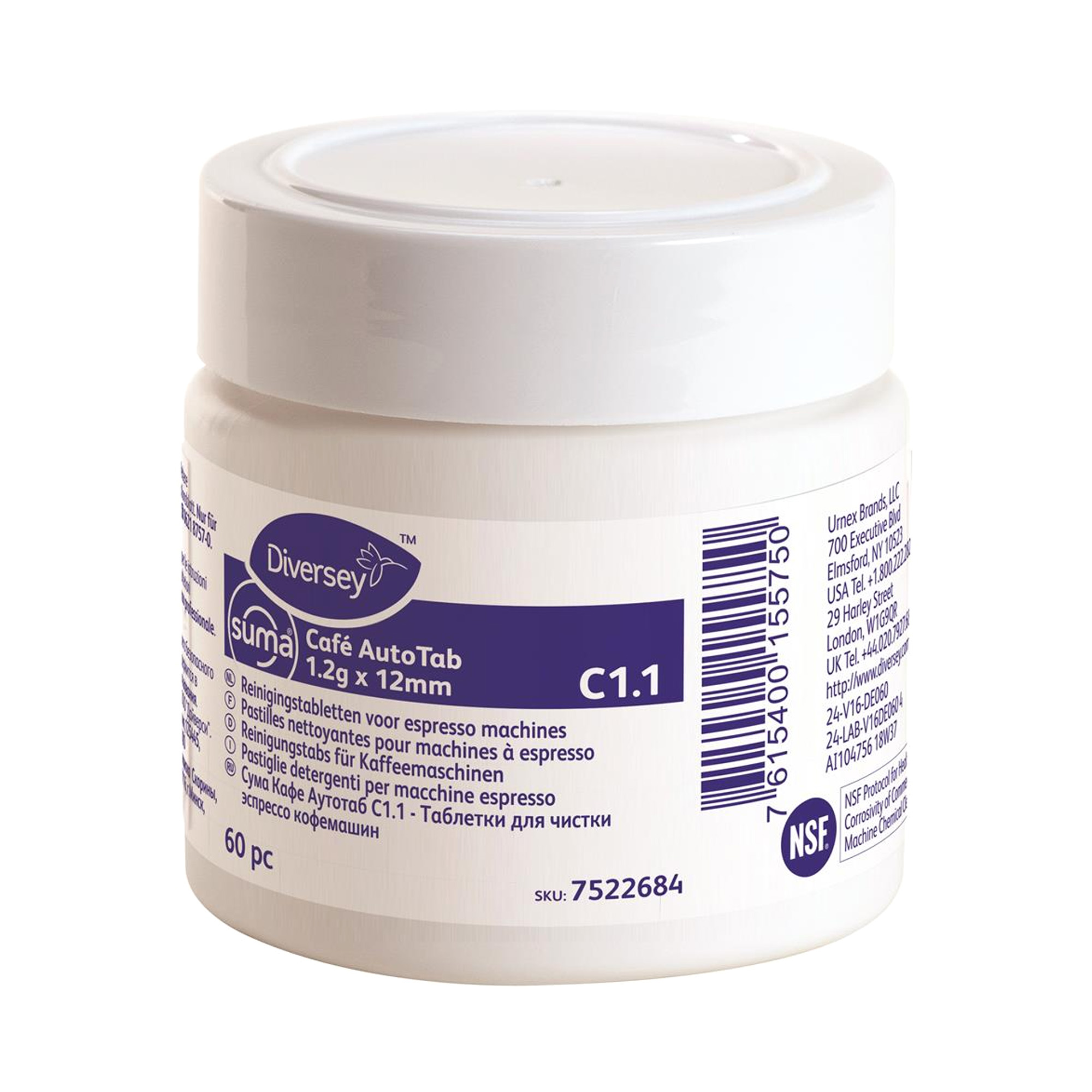 Suma Café AutoTab 1,2 g x 12 mm C1.1 Reinigungstab für Espressomaschinen