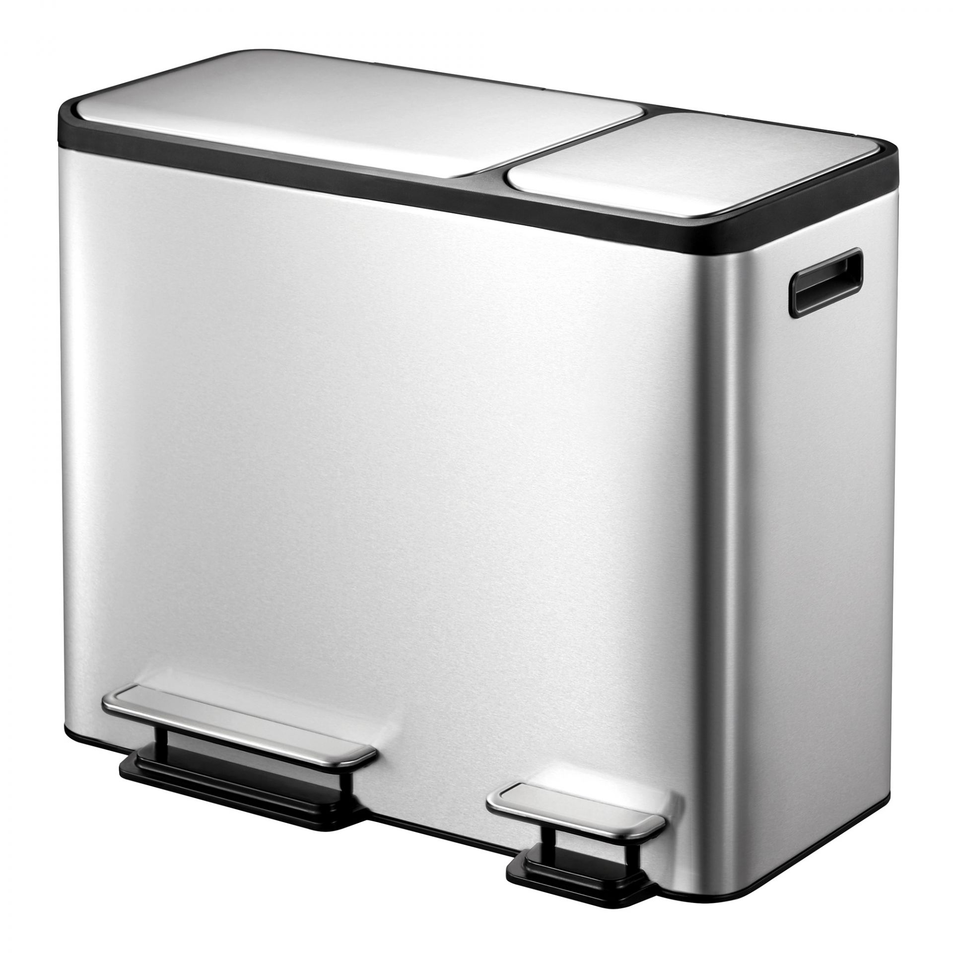 EKO EcoCasa Tretm lltrenner Edelstahl 3x15 Liter