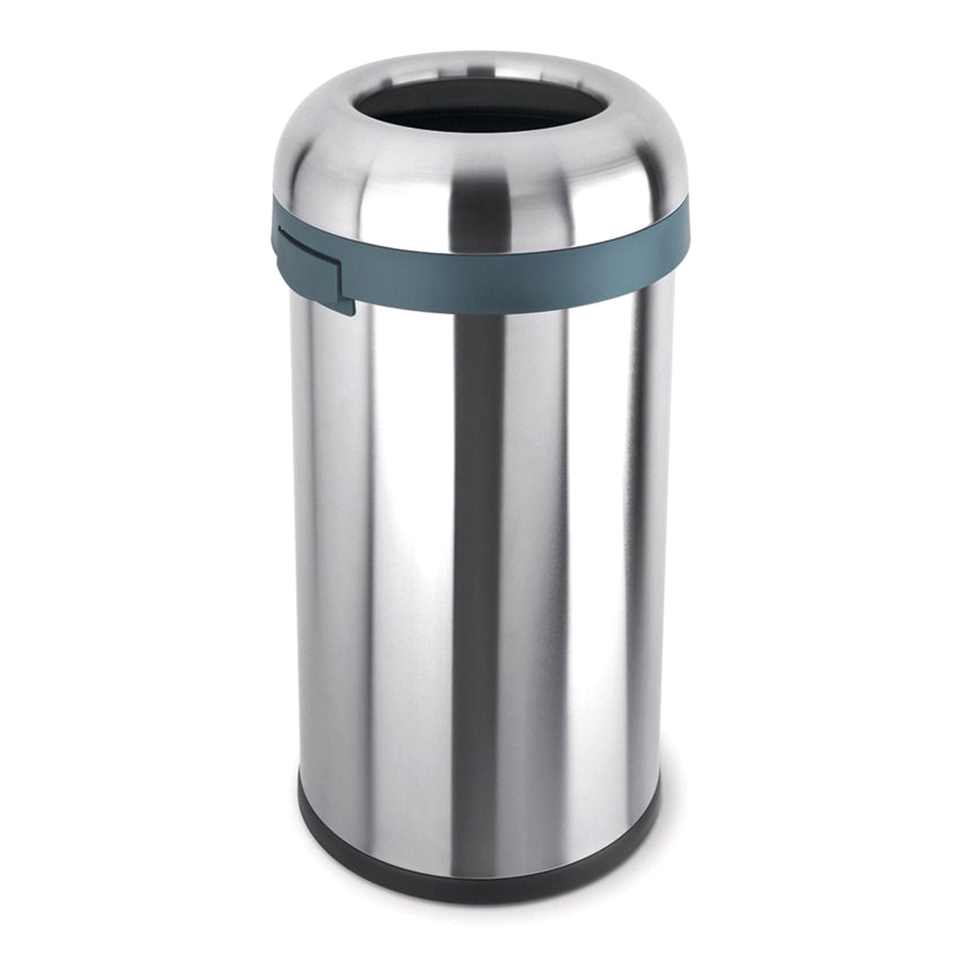 Simplehuman Open Top Abfallbehälter Edelstahl offen 60 Liter